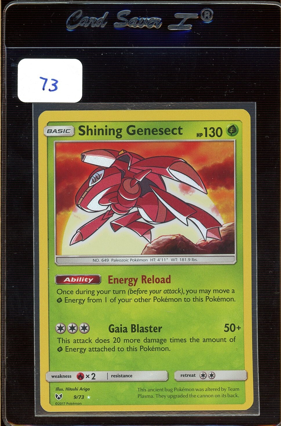 Shining Genesect 9/73 Holo Rare Shining Legends Pokemon NM | eBay