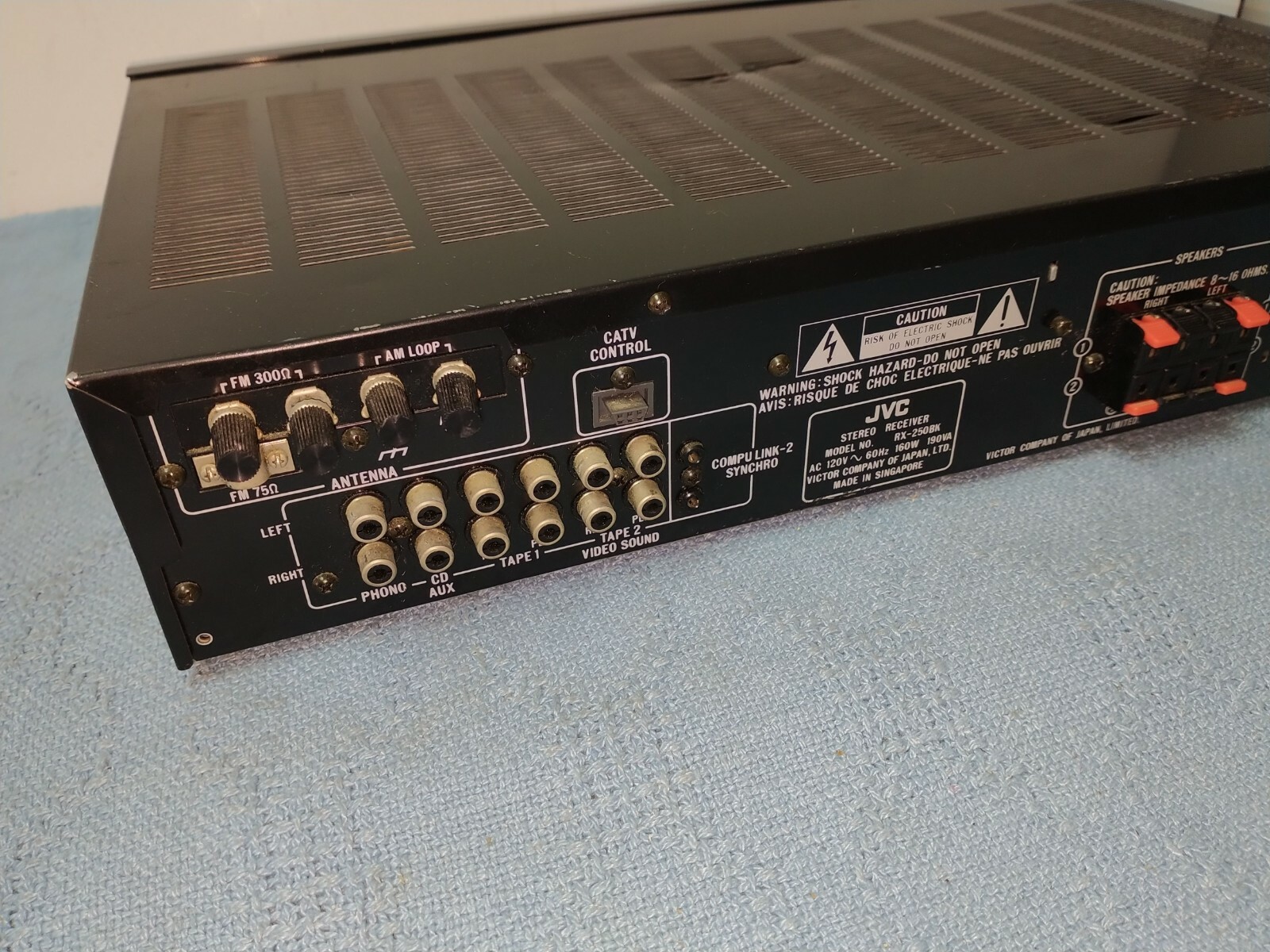 JVC RX-250 FM/AM Computer Controlled Receiver Tested Working | eBay