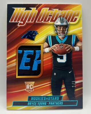 2023 Panini Rookies & Stars Bryce Young Rookie Logo Patch RC Panthers ...