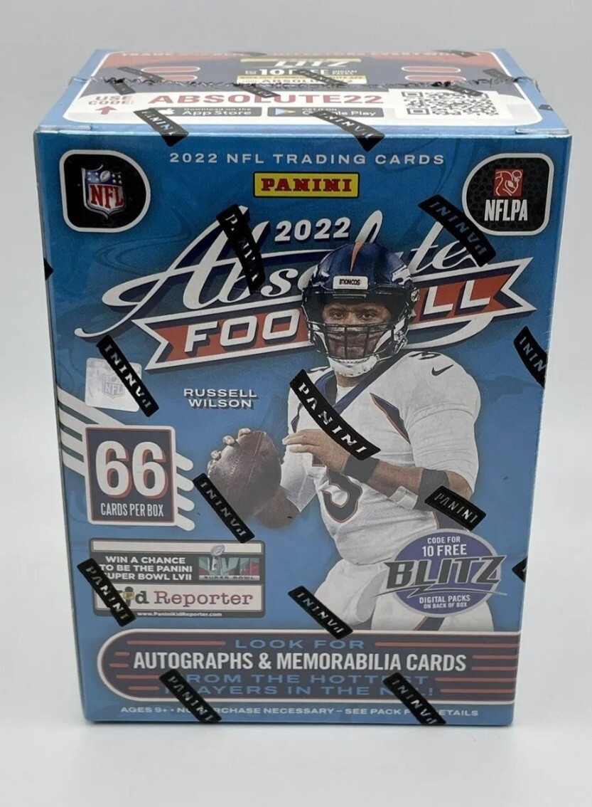 💥2022 Panini Absolute Football Blaster Box Sealed FANATICS EXCLUSIVE IN ...
