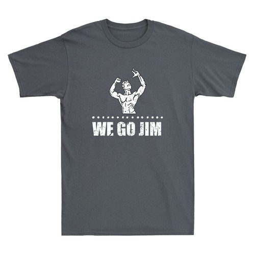 We Go Jim Gym Bro Culture Workout Classic Pump Cover Funny Vintage Men ...