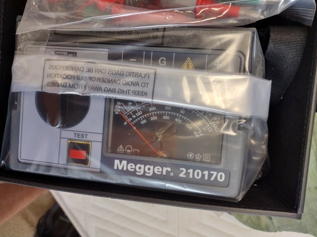 Megger 210170 1000V Calibrated Analog Insulation Tester for sale online ...