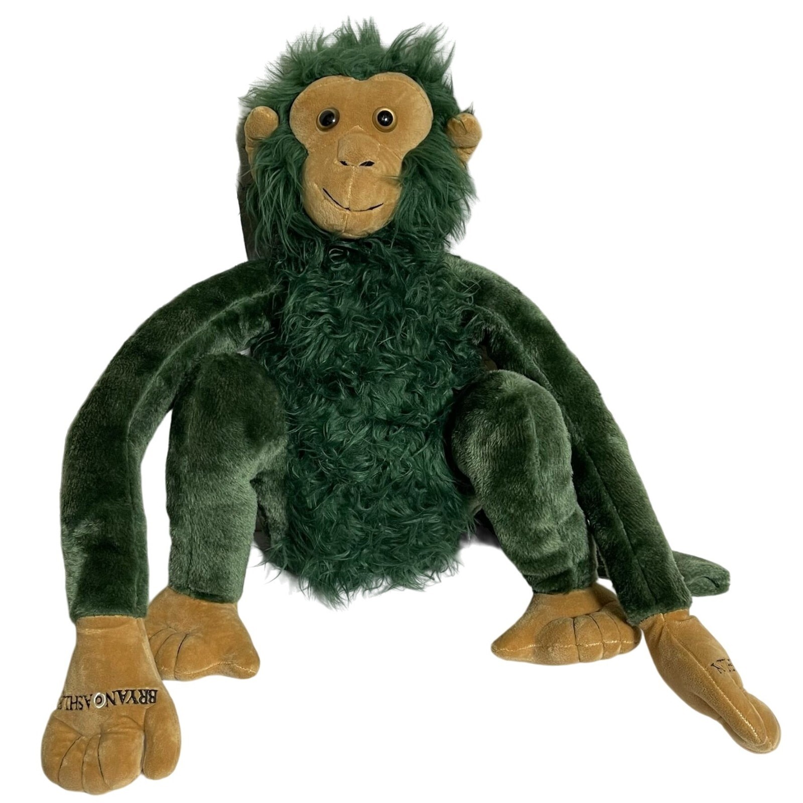 Bryan Ashley Large Green Monkey Plush Ashley Furniture HTF | eBay