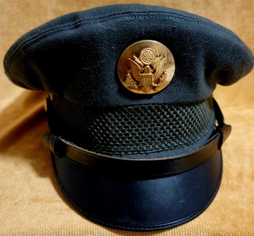 U.S. Army Military Wool Service Cap Wool Serge AG-44 Hat Vietnam Era ...