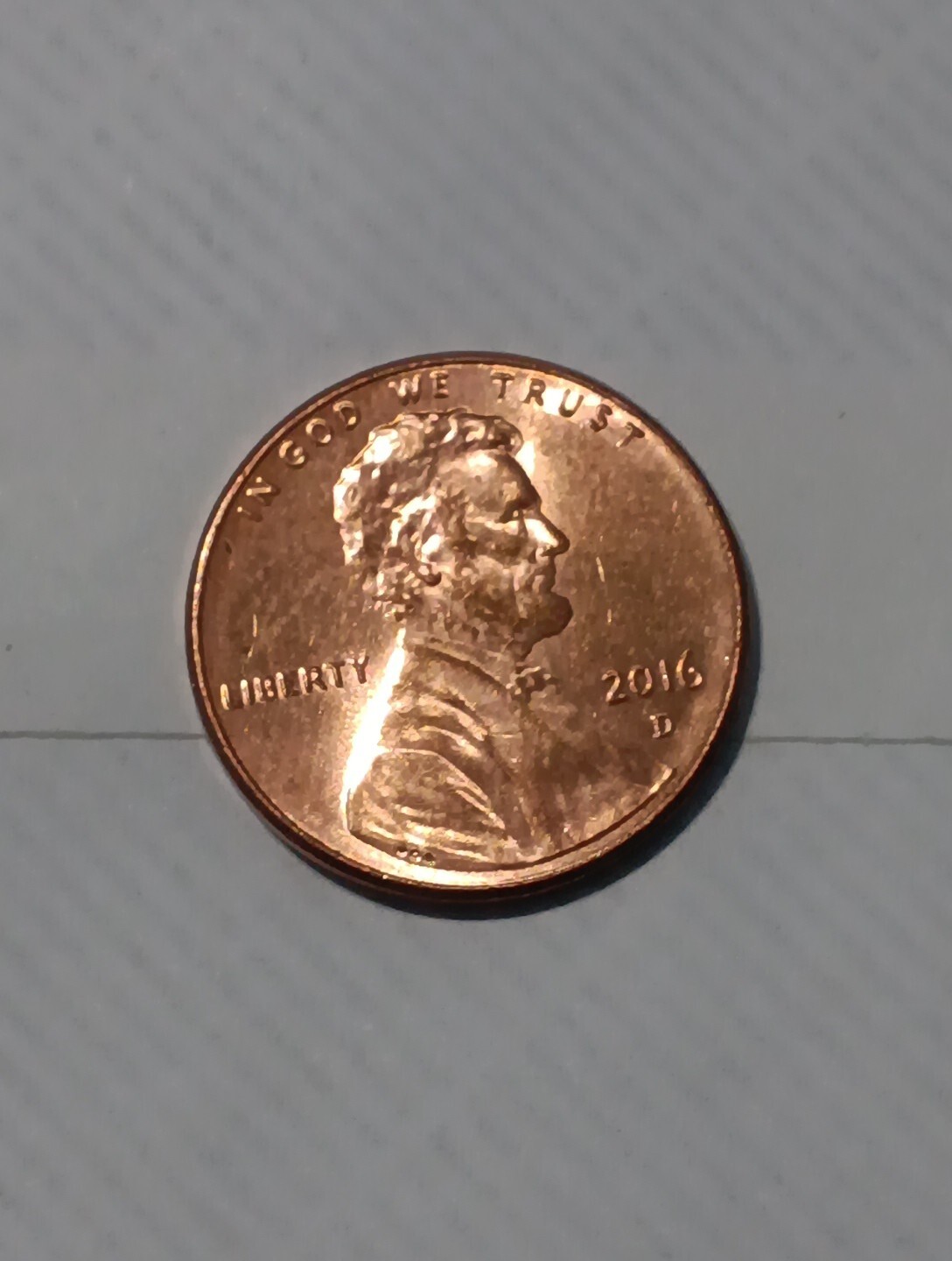 2016 D Lincoln penny 1 cent coin Error | eBay