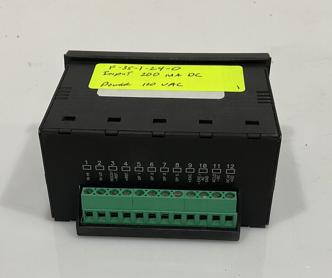 SIMPSON F35-1-24-0 FALCON F35 SERIES DIGITAL PANEL METER INPUT 200 AMP ...