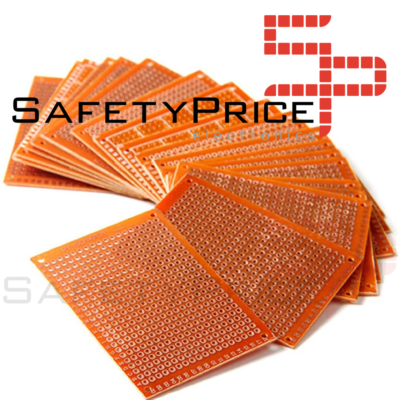 Lot 5x perforated universal board 5x7 cm-experimental prototype pcb 2 ...