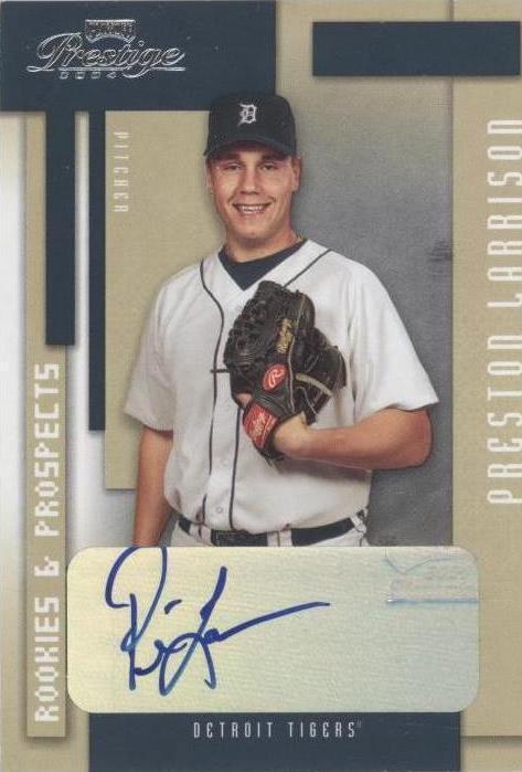 2004 Playoff Prestige - Rookies & Prospects Preston Larrison #73 ...