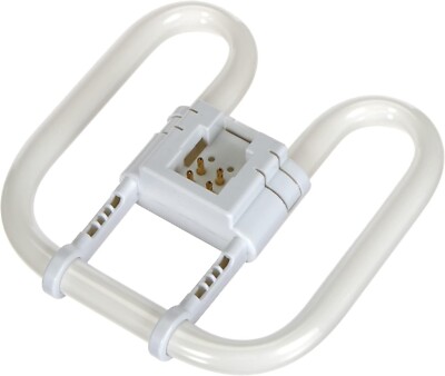 2xEveready 4 PIN 16w GR10Q Light Fitting Bulb 2D Tube Bathroom WC ...