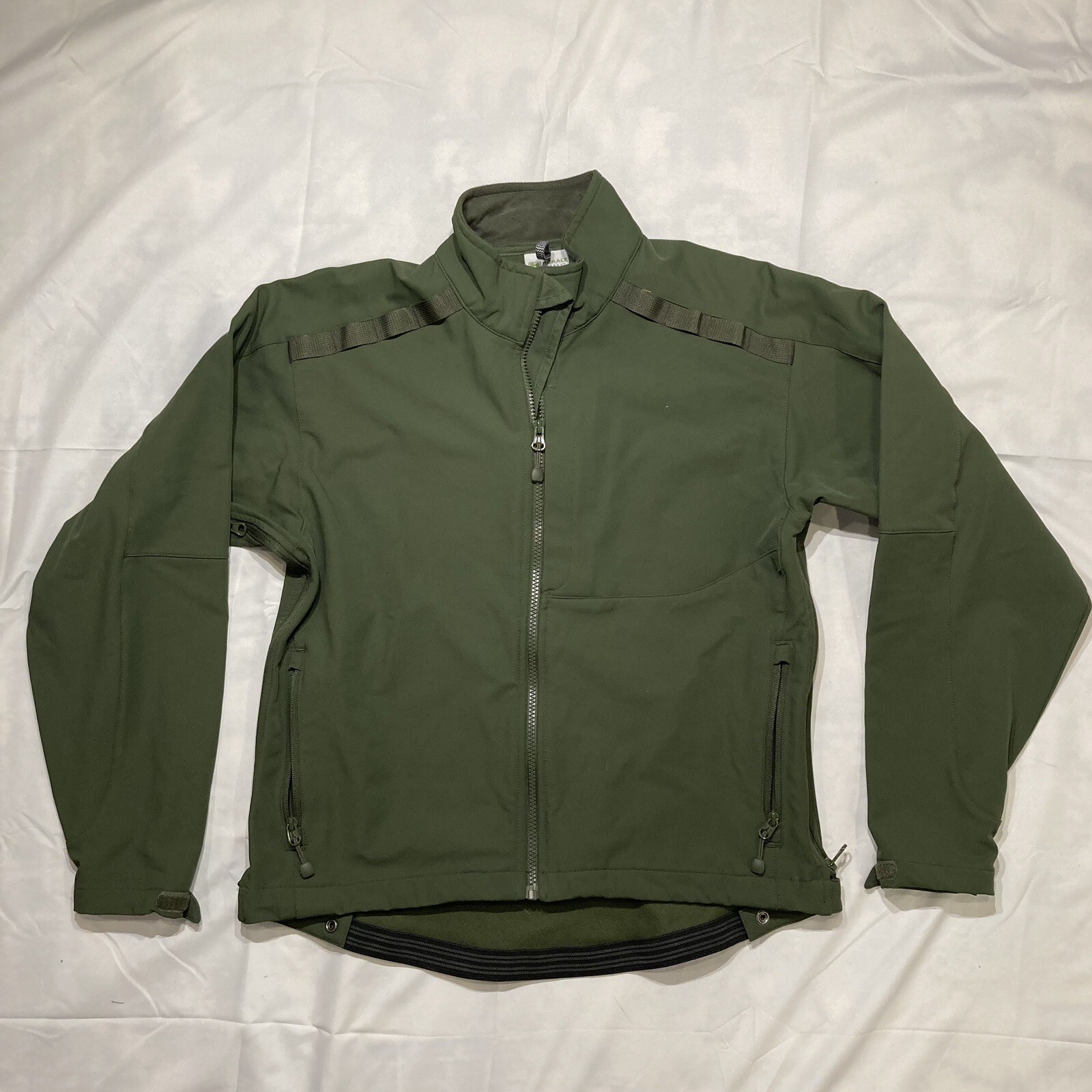 Horace Small Men's SH Small APX Soft Shell Jacket Green Zip Pockets ...