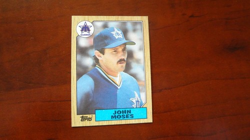 1987 TOPPS # 284 JOHN MOSES BASEBALL CARD | eBay