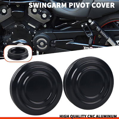 Motor CNC Swingarm Pivot Covers Fit For Harley V-Rod Night Rod Street ...