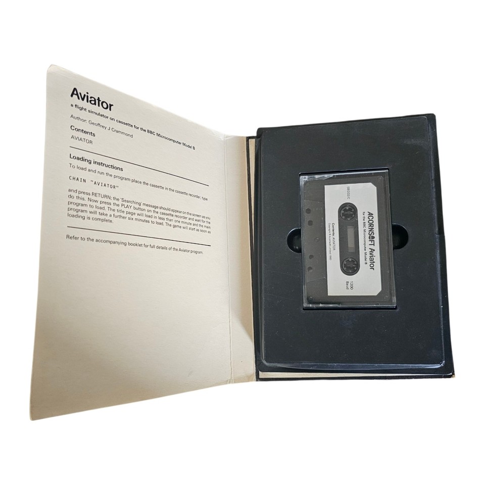 Aviator Game for BBC Microcomputer Model B - Acornsoft Vintage Classic ...