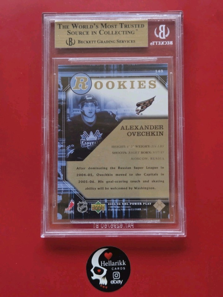 2005-06 Alexander Ovechkin Power Play Rookies BGS 9.5 #143 RC ...