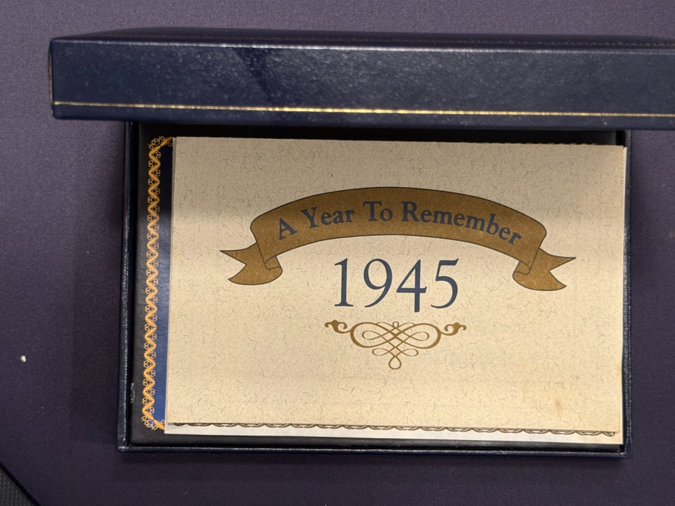 A Year to Remember 1945 Coin Set – 3 90% silver and 1 35% silver coins ...