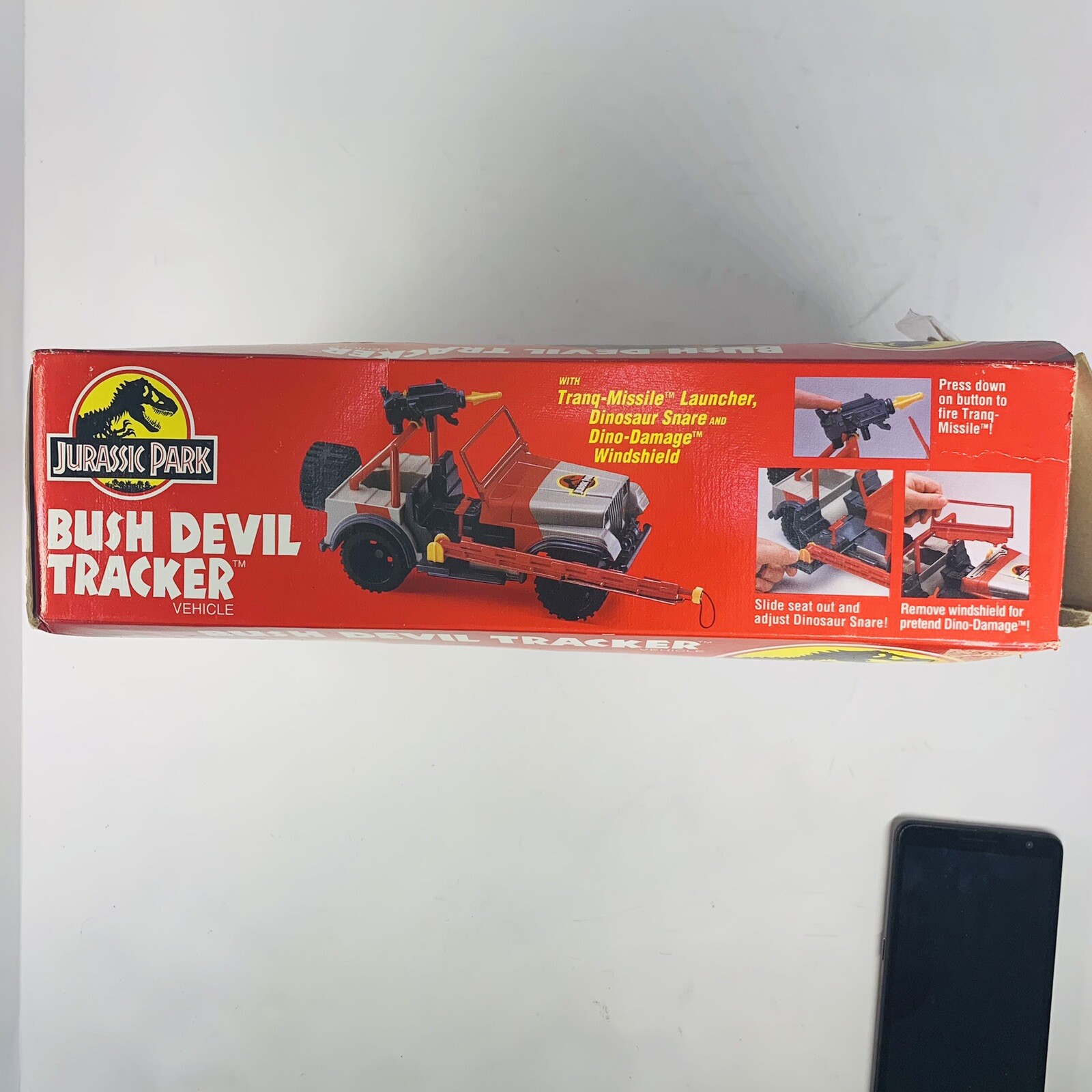 VINTAGE 1993 KENNER Jurassic Park BUSH DEVIL TRACKER Jeep COMPLETE | eBay