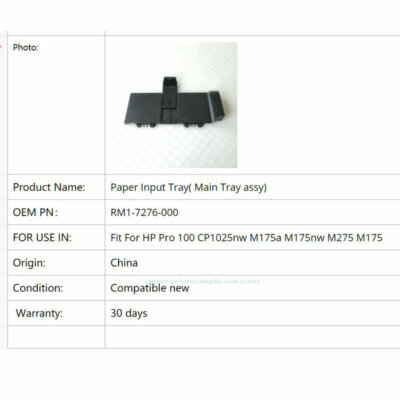 Paper Input Tray RM1-7276-000 Fit For HP Pro 100 CP1025nw M175a M175nw ...