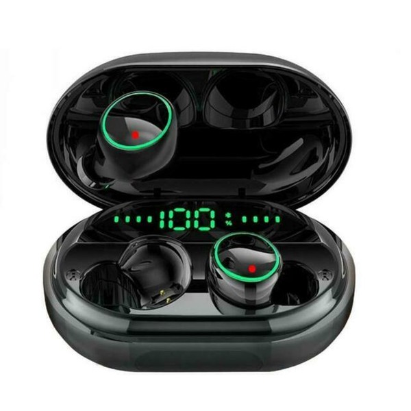 EDYELL Black In-Ear 5.0 Bluetooth Headsets with Charging Case for sale ...
