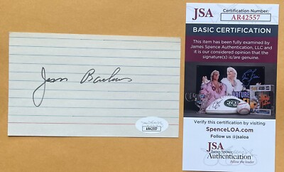 Jim Backus autographed 3x5 index W JSA (D PERFECT AUTO Vintage | eBay