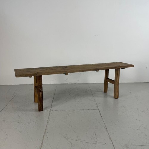 OLD RUSTIC ANTIQUE VINTAGE WOODEN BENCH COFFEE TABLE LARGE LB2 | eBay UK