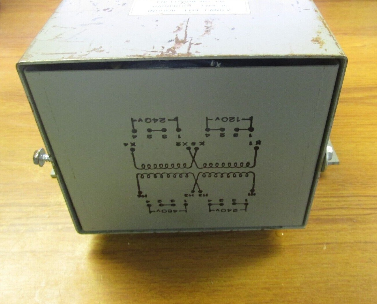 GS GENERAL SIGNAL TRANSFORMER HS1F1A 1PH 1.0KVA 240/480V PRI 120 ...