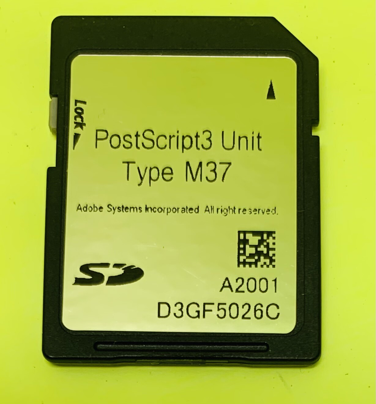 Ricoh PostScript3 Unit Type M37 for IM C2500 C3000 C3500 C4500 C6000 OEM | eBay