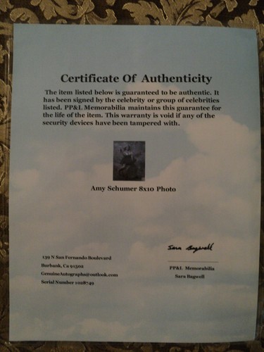 Amy Schumer Signed 8x10 Autographed Photo with COA | eBay