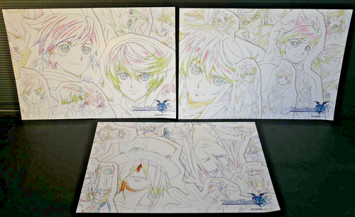 Tales of Zestiria the X Fukusei Genga Paper (lot de 3 feuilles) - du ...