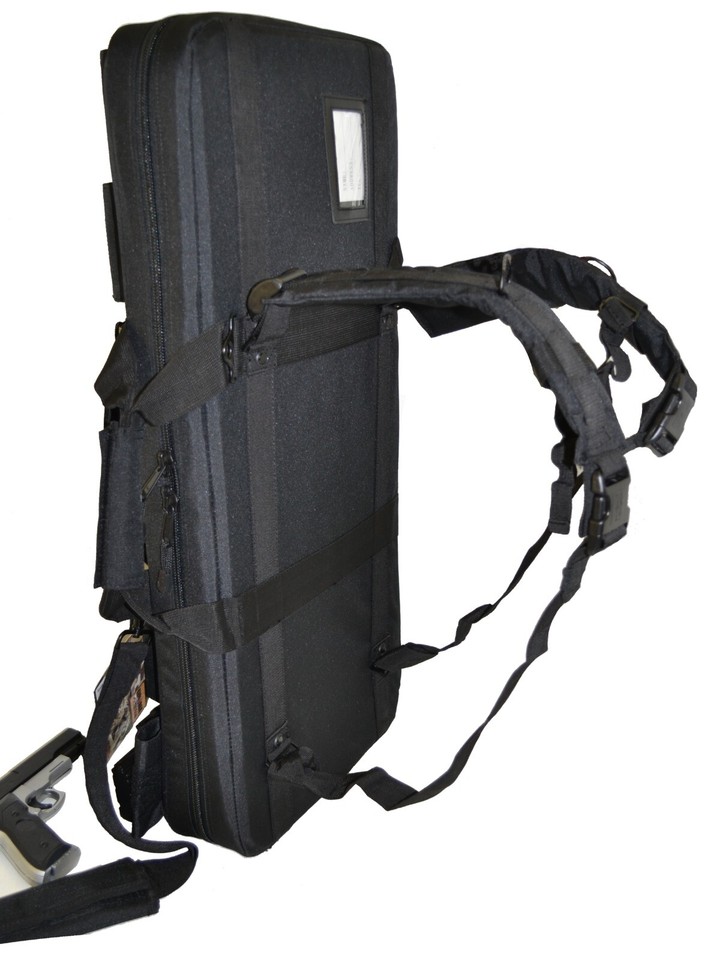 Modulated Concealed Gun Case with backpack and YKK zipper, Closed cell ...