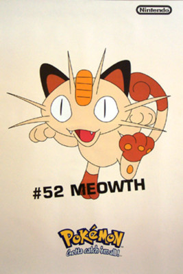 Poster POKEMON - # 52 Meowth ca50x70cm (Game) NEU Go 55100 | eBay.de