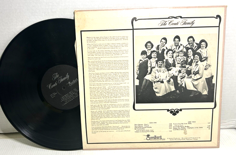 SIGNED THE CONTI FAMILY S/T 1980 LP PRIVATE PRESS FUNK SOUL | eBay