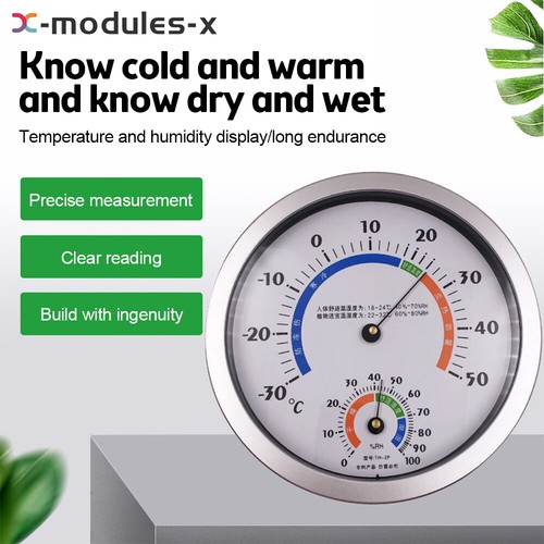 TH-2F 20CM Large Dial Pointer Thermometer Hygrometer Temperature ...