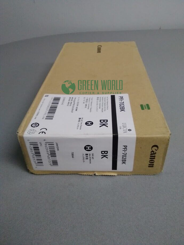 Canon PFI-702BK Black Ink Tank 2220B001AA imagePROGRAF iPF8100 iPF9100 ...