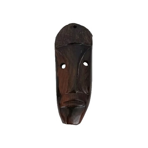 Hand Carved Wall Mask Belize Zericote Wood Length 6 in. | eBay