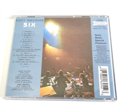 Six by Soft Machine (CD, Dec-1995, One Way Records) for sale online | eBay
