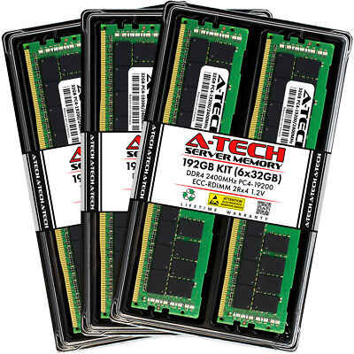 192GB 6x 32GB PC4-2400 RDIMM ASUS Z10PP-D24 Memory RAM | eBay
