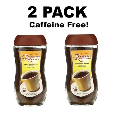 Kaffree Roma, 2 Pack Instant Roasted Grain Beverage, Caffeine Free, 7 ...