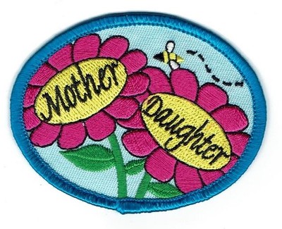Girl MOTHER & DAUGHTER Flower Trip Event Day Fun Patches Badges SCOUT ...