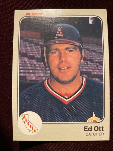 1983 Fleer #98 Angels Ed Ott Baseball Card | eBay