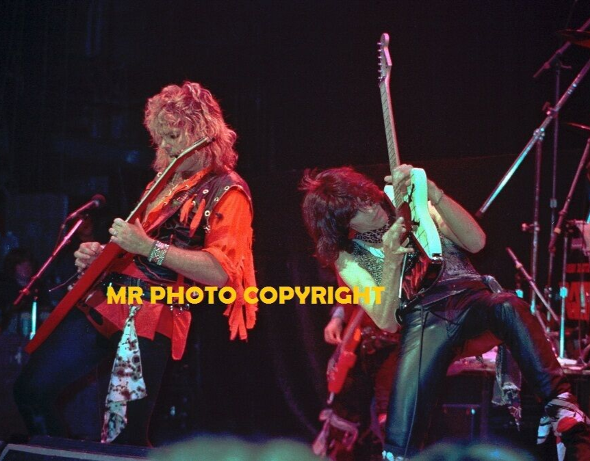 8x10 inch orig photo RATT ROBBIN CROSBY WARREN DEMARTINI BOBBY BLOTZER ...