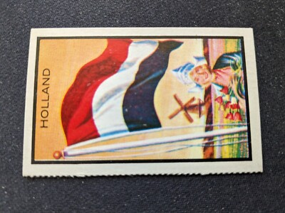 1963 Topps Flags Midgee Card # 36 Holland (EX) | eBay