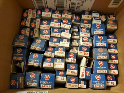 61 AC Delco GM Spark Plug Lot NOS Singles 43 46 44N 45XLS R46N Camaro ...