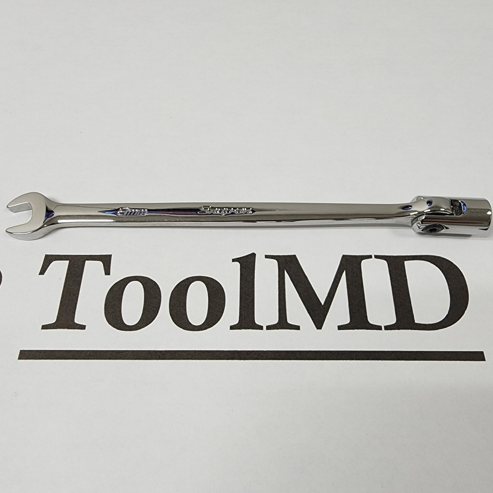 Snap-on Tools USA NEW 8mm Metric 12pt Flex-Head Saltus Combo Wrench ...