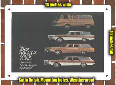 Metal Sign - 1965 Ford Wagons | eBay