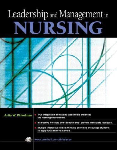 Leadership and Management in Nursing by Finkelman, Anita Ward ...