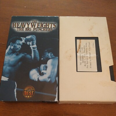 2 Vtg VHS Boxing Tapes The Heavyweights + Sarasota Showdown 09/07/91 | eBay