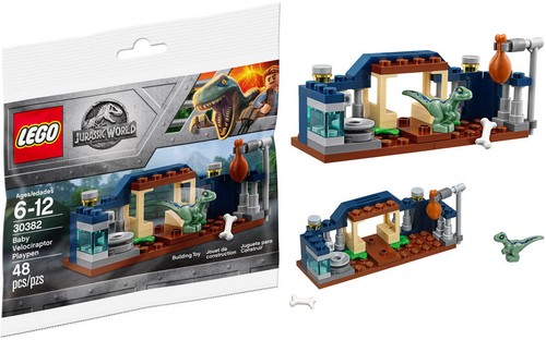 NEW LEGO 30382 Jurassic World Baby Velociraptor Playpen Polybag - FREE ...