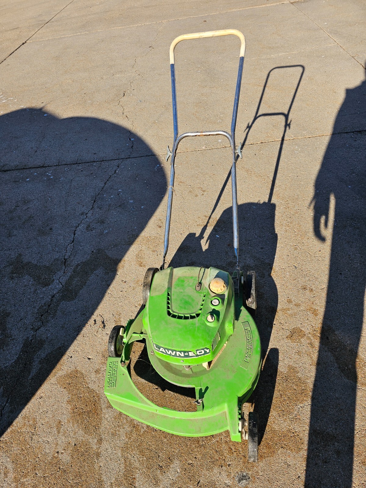 Vintage Rare Lawn-boy 2-cycle push MOWER deck 7229 | eBay