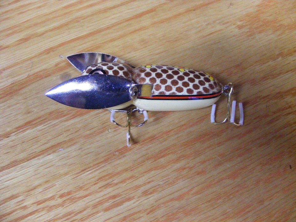 Beautiful Contemporary C Hines Heddon Style Crazy Crawler in Copper ...
