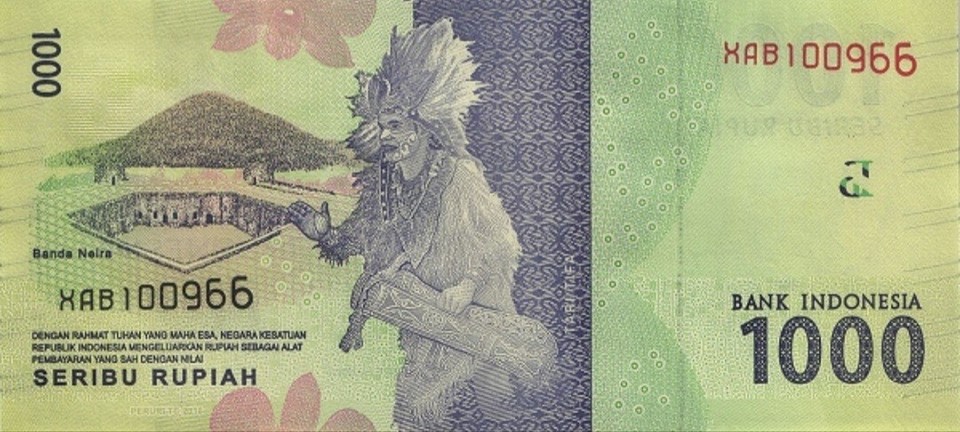 Indonesia Banknote 1000 Rupiah 2016. Indonesian Rupiah IDR Uncirculated ...